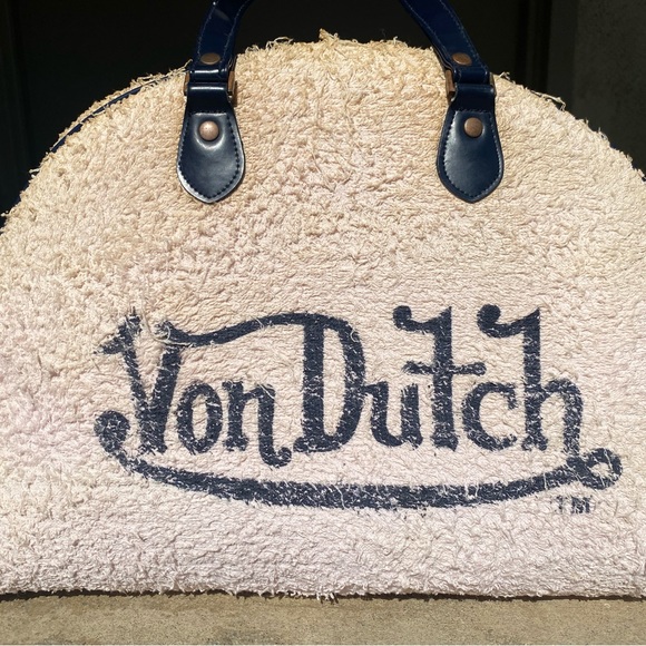Von Dutch | Bags | Vintage Von Dutch Originals Y2k Pink Soft Terrycloth ...